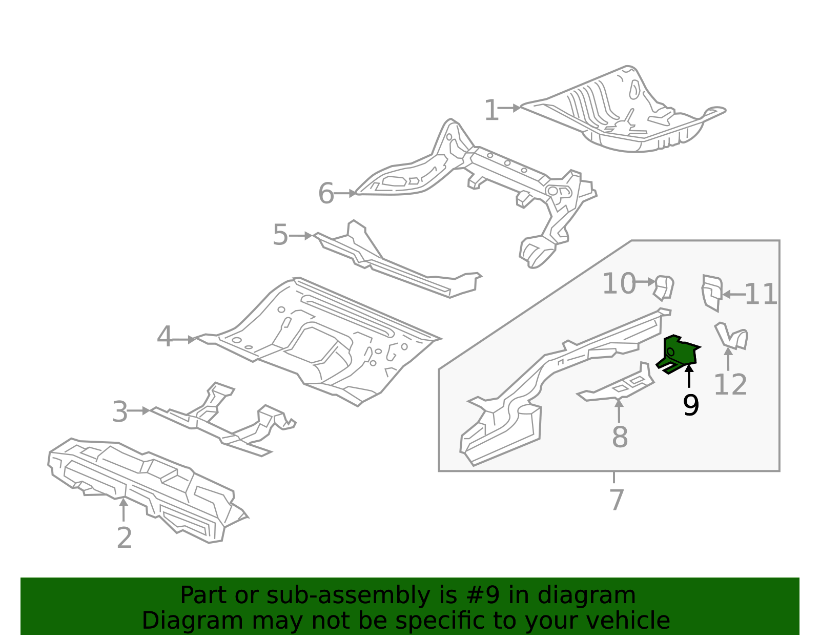 04656-TBA-A00ZZ - 2016-2022 Honda - Bracket Set R Rear Muffler Mounting ...