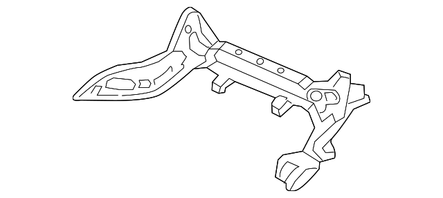 65740-TEX-Y00ZZ - Cross-Member Rear Floor (Upper) - 2017-2020 Honda ...