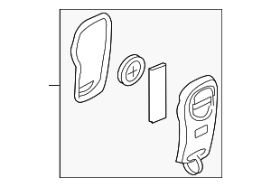 2012-2019 Nissan Remote Control Key Fob - Sedan 28268-1HJ1A | Nissan ...