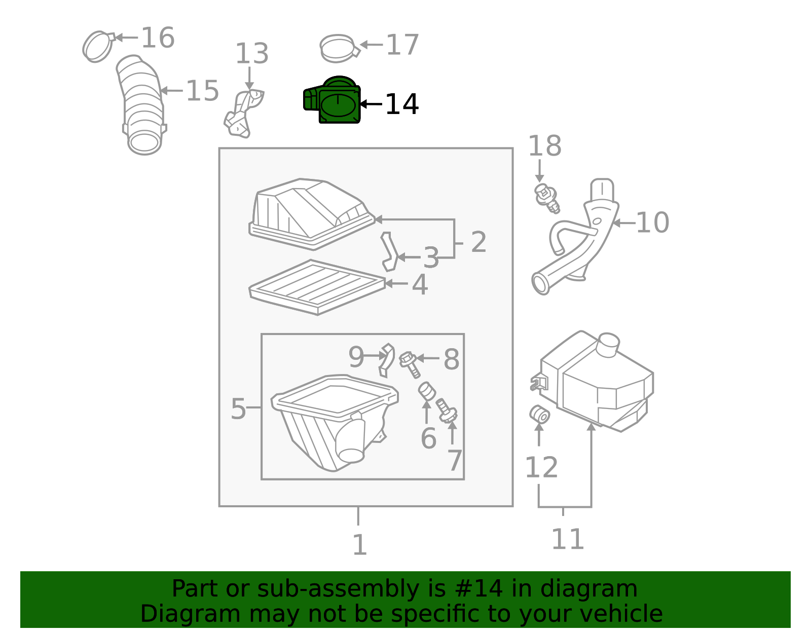 2004-2006 Nissan Sentra Mass Air Flow Sensor 22680-AW400 | TascaParts.com