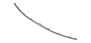 86618l1010 - Hyundai Molding Strip 2020-2023 Hyundai Sonata ...