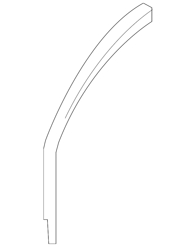 CGE500420 - Side Molding Seal Strip - 2005-2016 Land-Rover | Land Rover ...