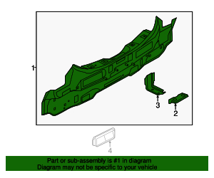 G9110-5SAMA - Rear Body Panel 2018-2025 Nissan LEAF | Nissan Parts ...