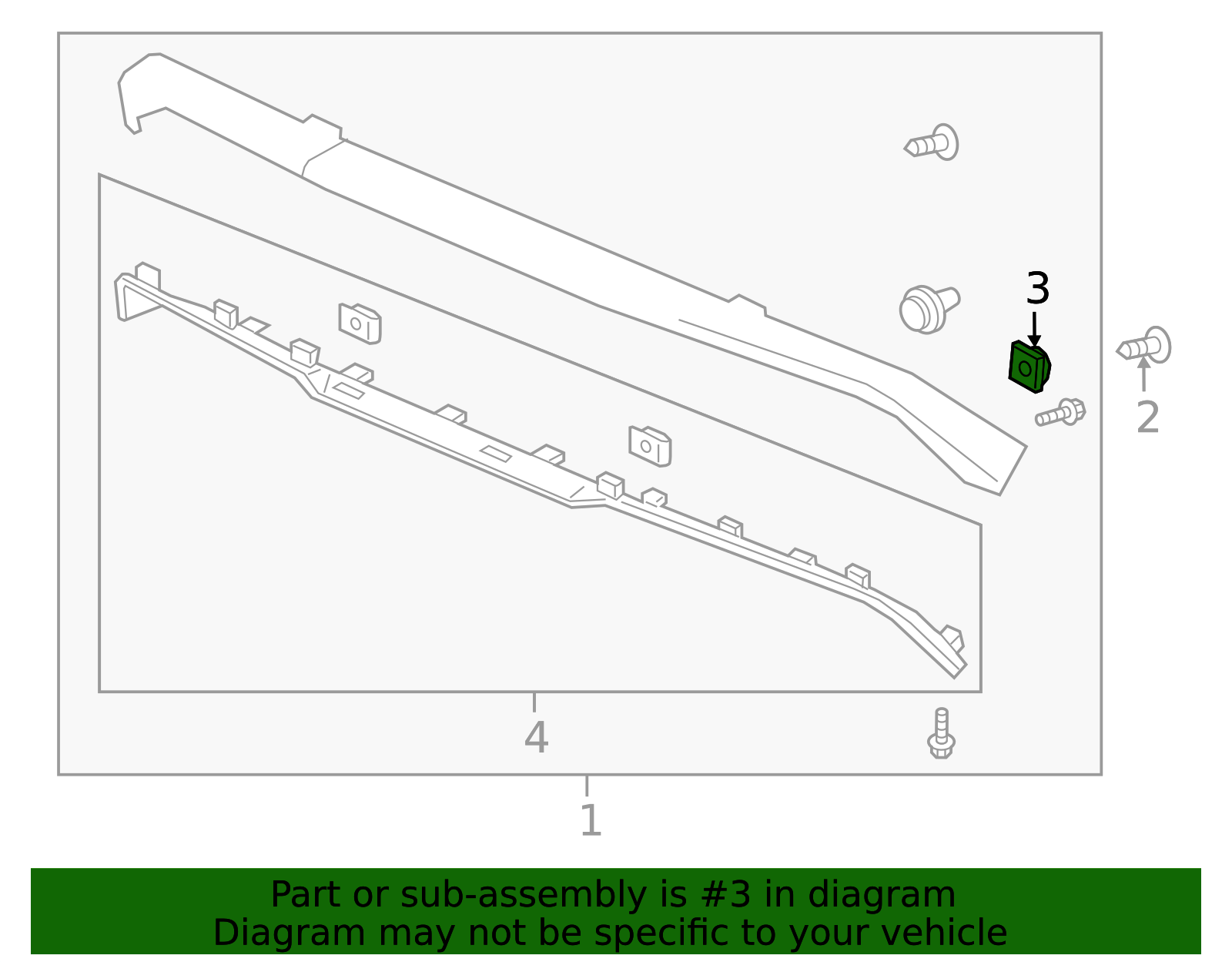 Genuine OEM Acura - Rear Spoiler Nut Part# 90315-STX-A01 | Acura Parts For Less