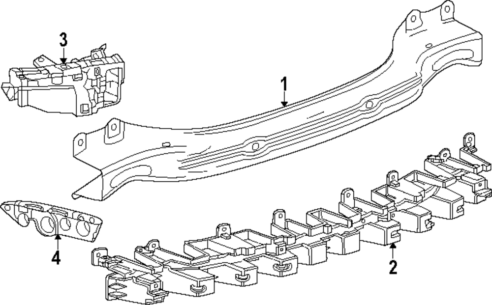 60008959 - Bar 2024-2025 Buick Envista | GM Parts Warehouse