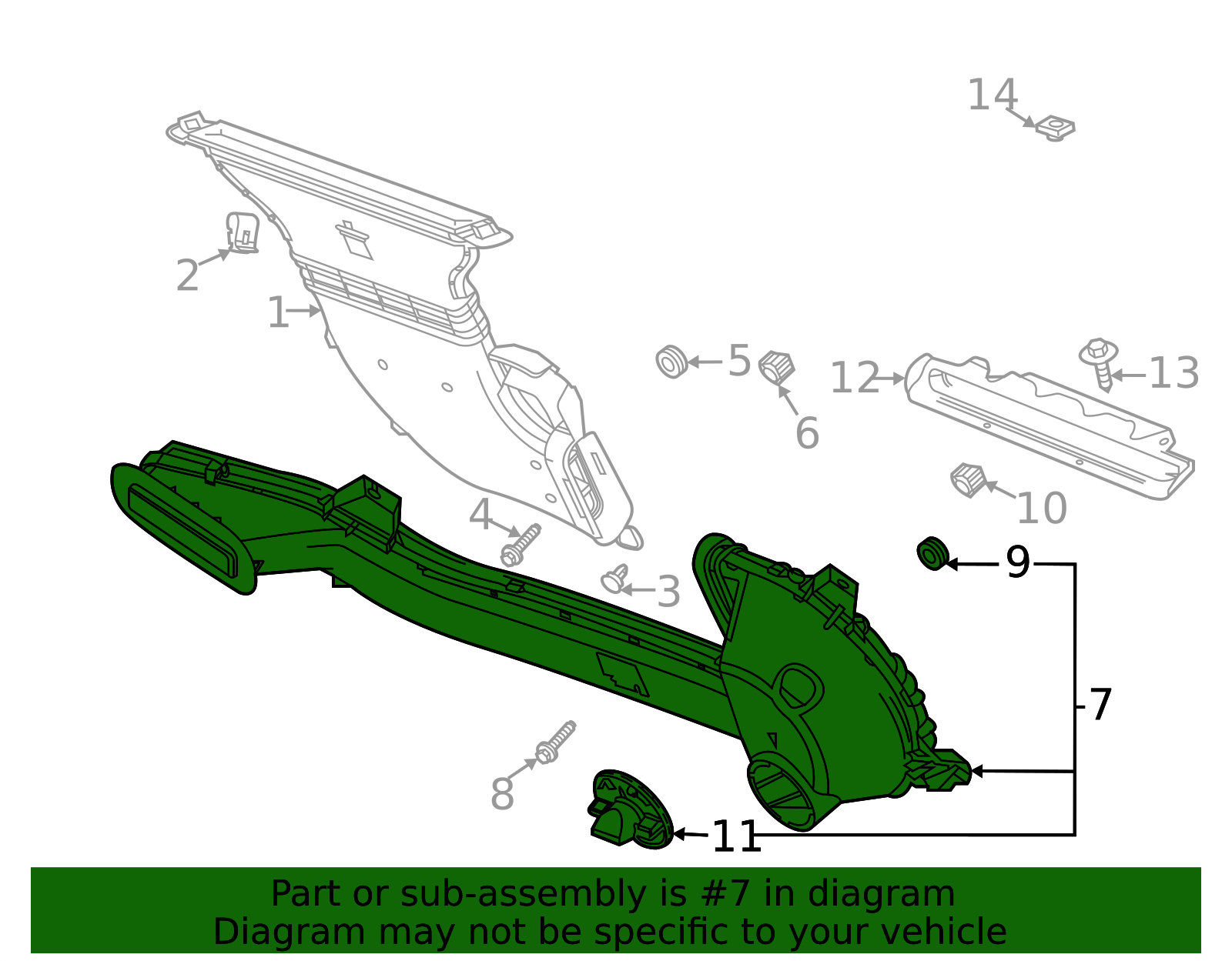 85126004 - 2020-2025 GM - Rear Intake Air Duct | Partners Chevy