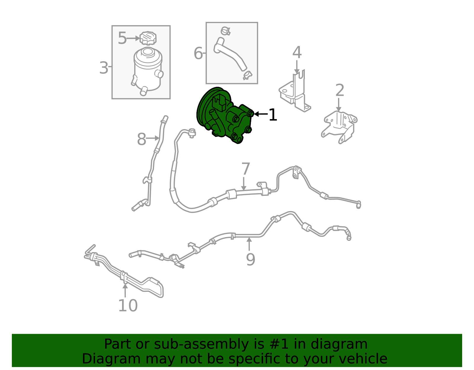 Power Steering Pump - OEM Hydraulic Assist for Hyundai | AutoNation Parts