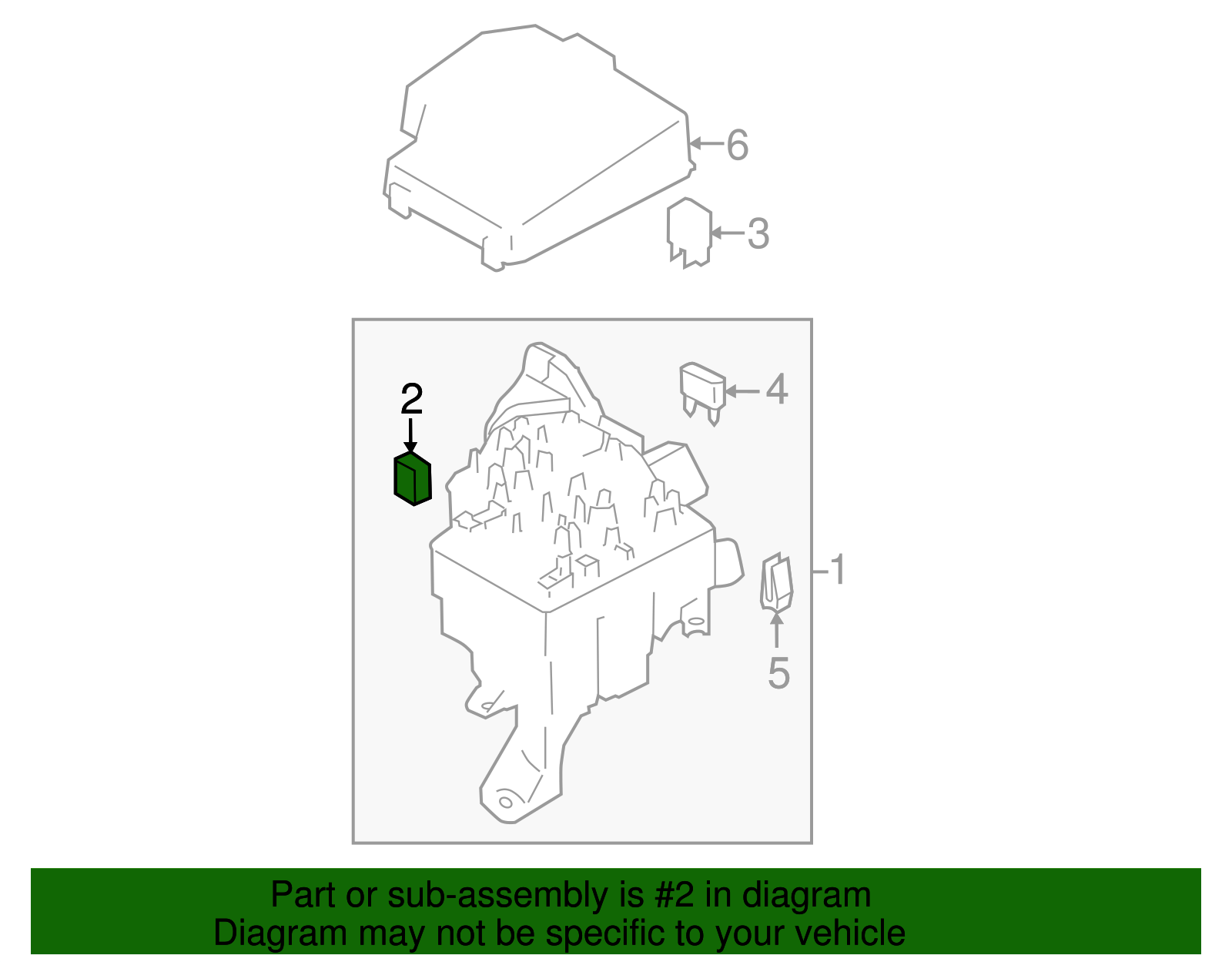 2013-2018 Subaru BRZ Main Fuse 82211CA000 | Subaru Parts Guys