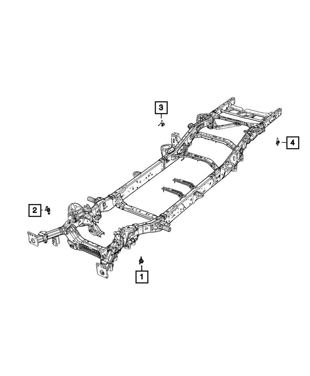 2019-2026 Ram 1500 Ride Height Sensor, Left Rear 68277079ac ...