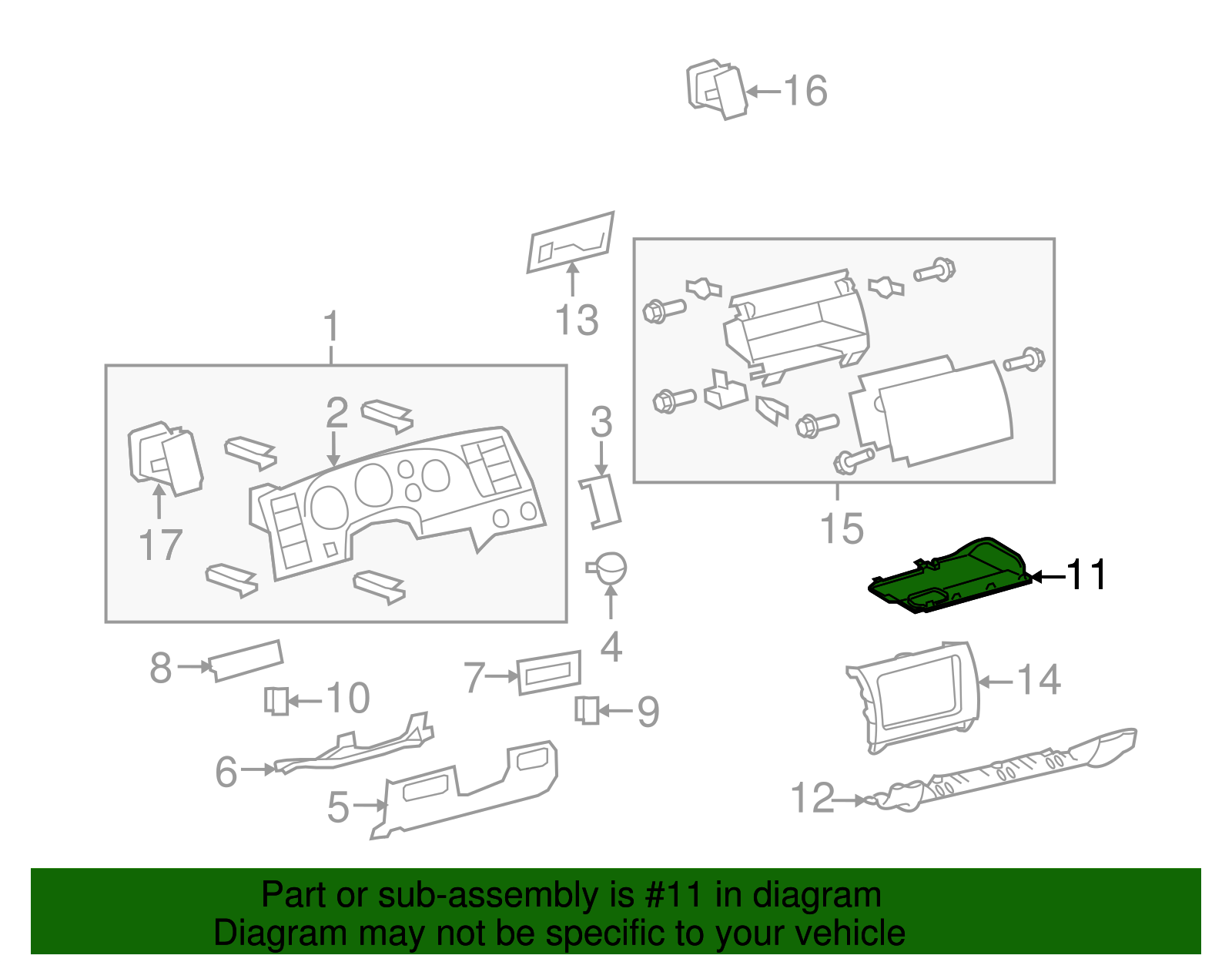 2010-2022 Toyota Under Cover 55607-0C011-C0 | Toyota Parts Center