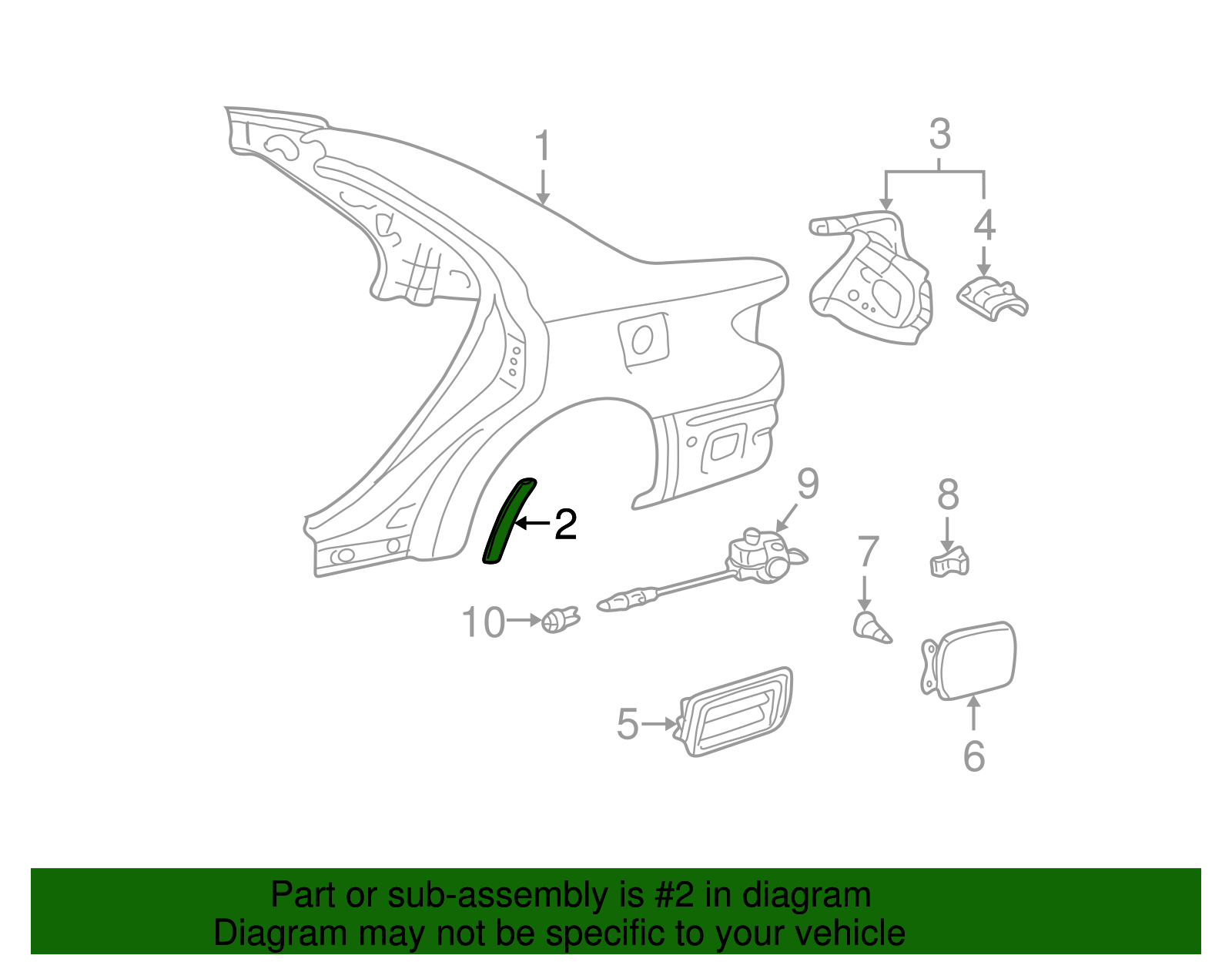 58747-33020 - Protector - 2002-2006 Lexus | My L Parts