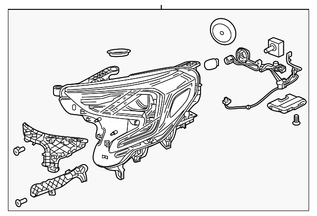 2018-2021 GMC Terrain Passenger Side Headlamp 84815559 | OEM Parts Online