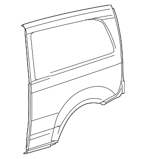 4476302900 - Side Panel 2018-2023 Mercedes-Benz Metris | Mercedes-Benz ...