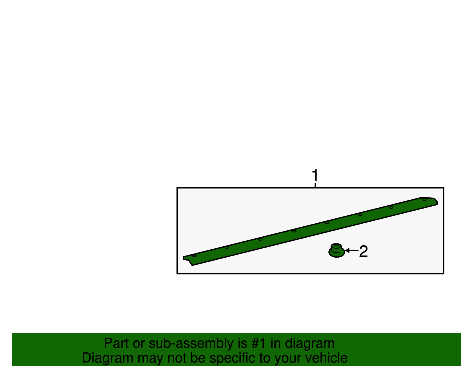 2012-2018 Toyota Yaris Rocker Molding 75852-52080 | Toyota Parts Center