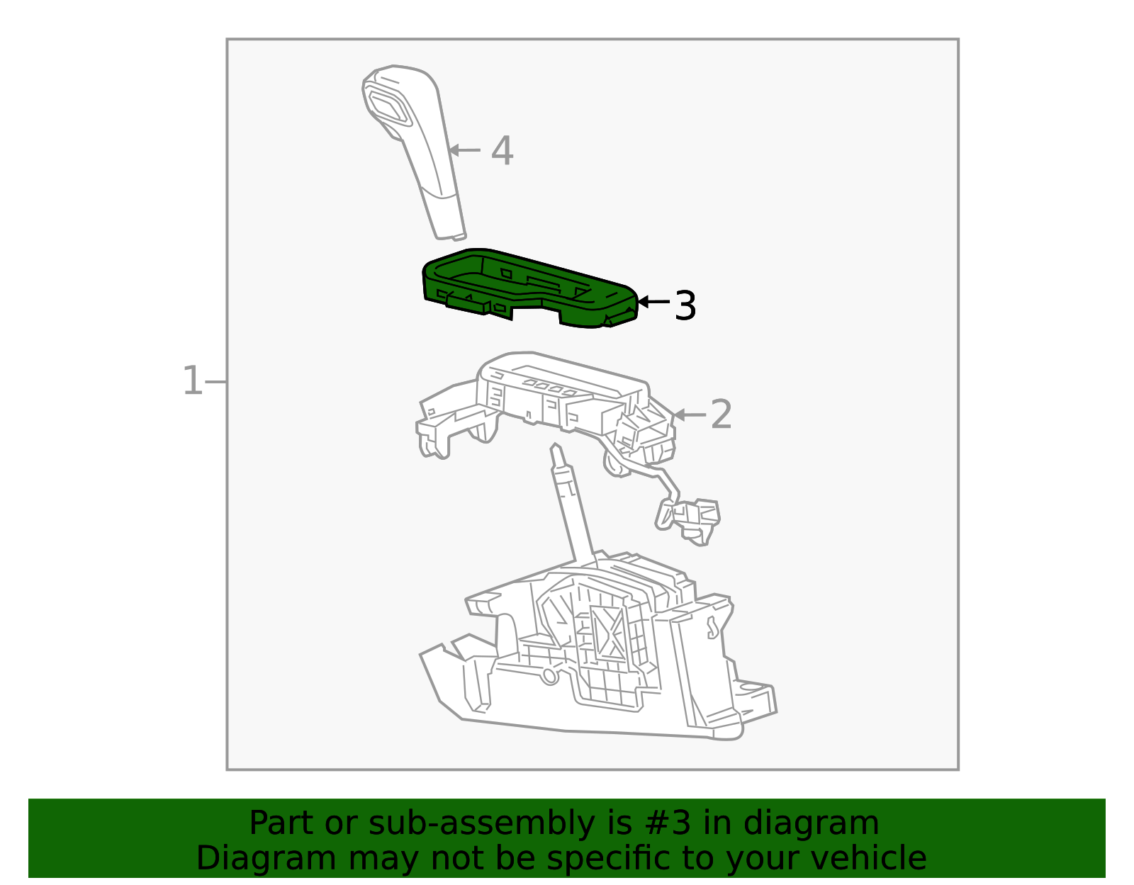 23306252 - High-Quality Transmission Shift Opening Trim Plate for 2010 ...