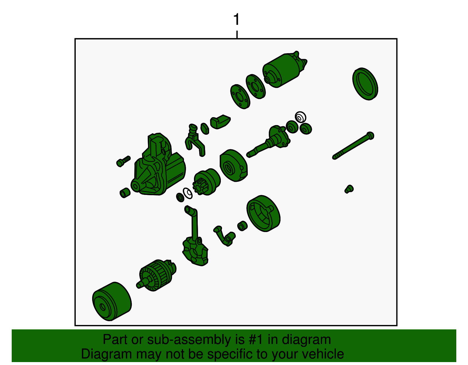 1810A011 - Starter 2008-2011 Mitsubishi | Mitsubishi Direct Parts