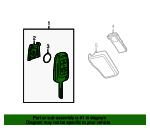 2010-2018 Chevrolet Folding Style Door and Ignition Key with Keyless ...