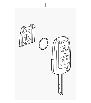 20873621 - Key Asm-Dr Lk & Ign Lk (Uncoded) 2010-2018 Chevrolet | GM ...