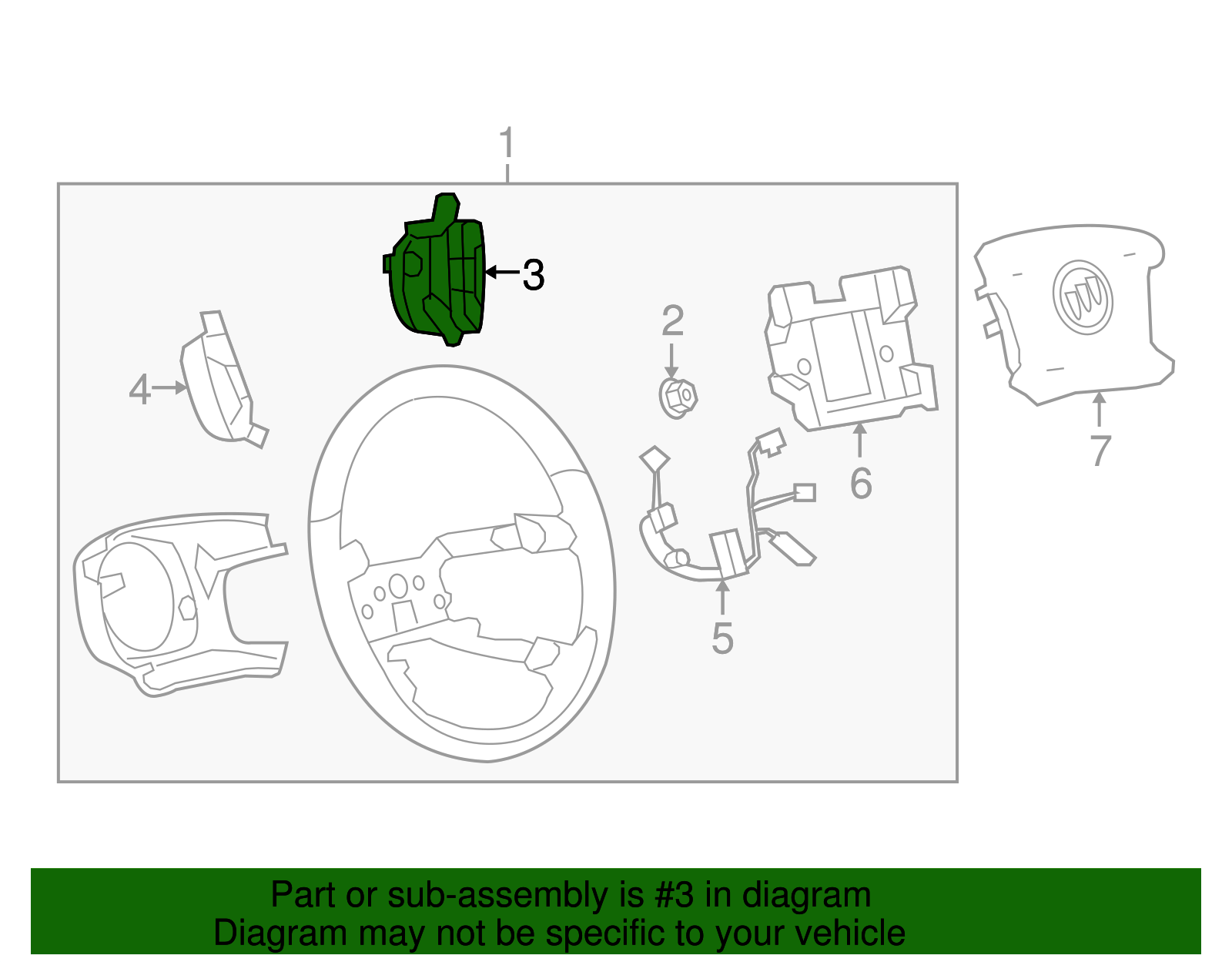 2007 Buick LaCrosse Radio Switch 15861817 | Capital Chevy Parts