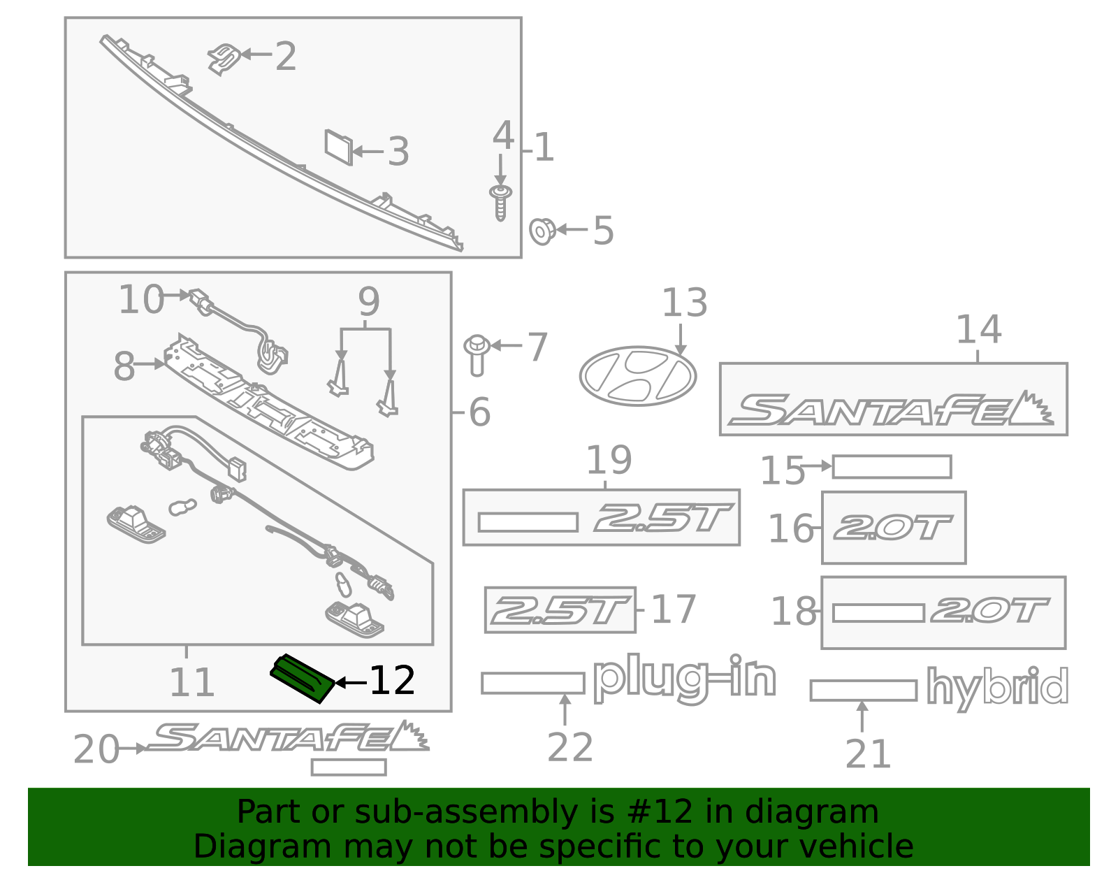 81820-S1000-4X - High-Quality Liftgate Pull Handle for 2019-2023 ...