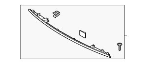 2019-2020 Hyundai Santa Fe Finish Molding 87310-S2010 | QuirkParts