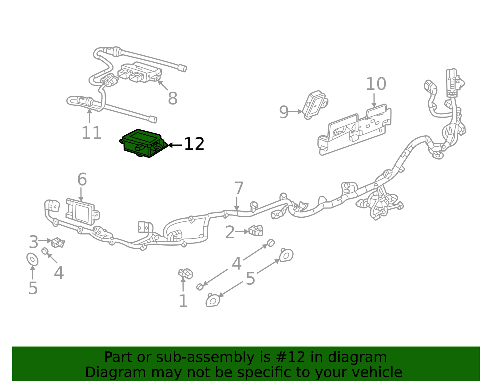 13540012 - 2019-2024 Cadillac - Rear Closure Hands Free Lamp | Partners ...