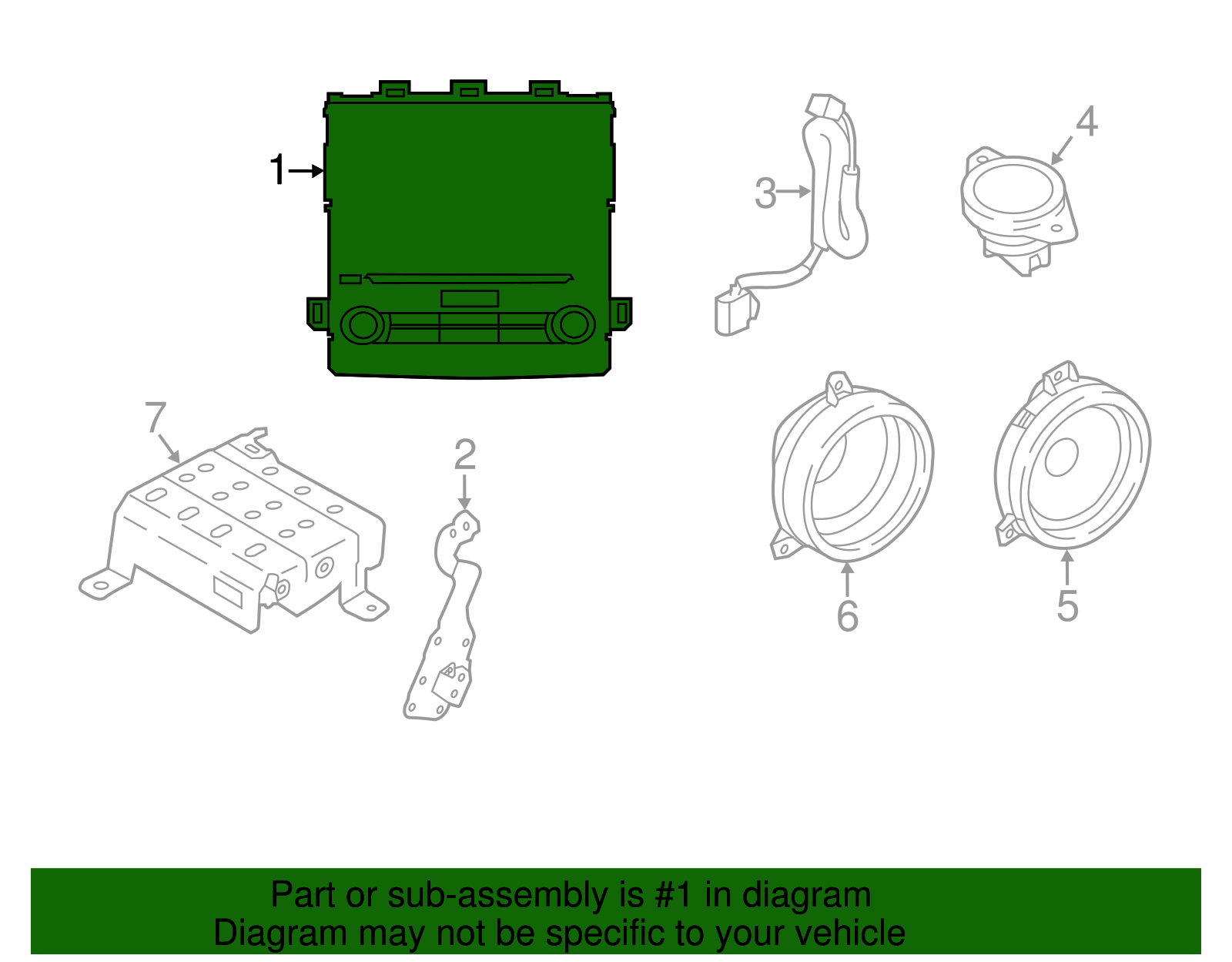 2020-2023 Subaru Display System 86471FL60A | Subaru Parts Store