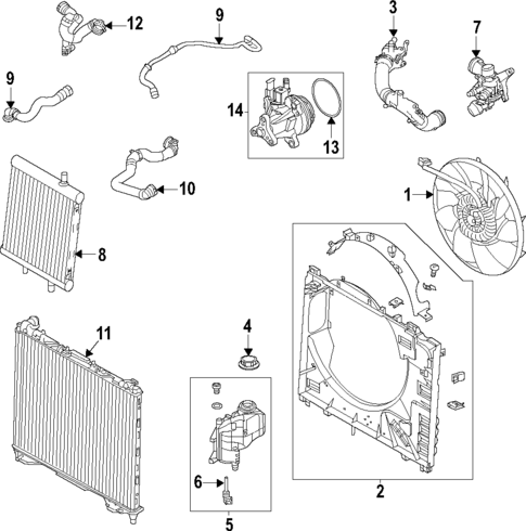 Cooling System for 2020 Land Rover Defender 110 | OEM Parts Online