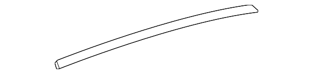 2014-2019 Cadillac XTS Passenger Side Rear Door Window Upper Molding ...