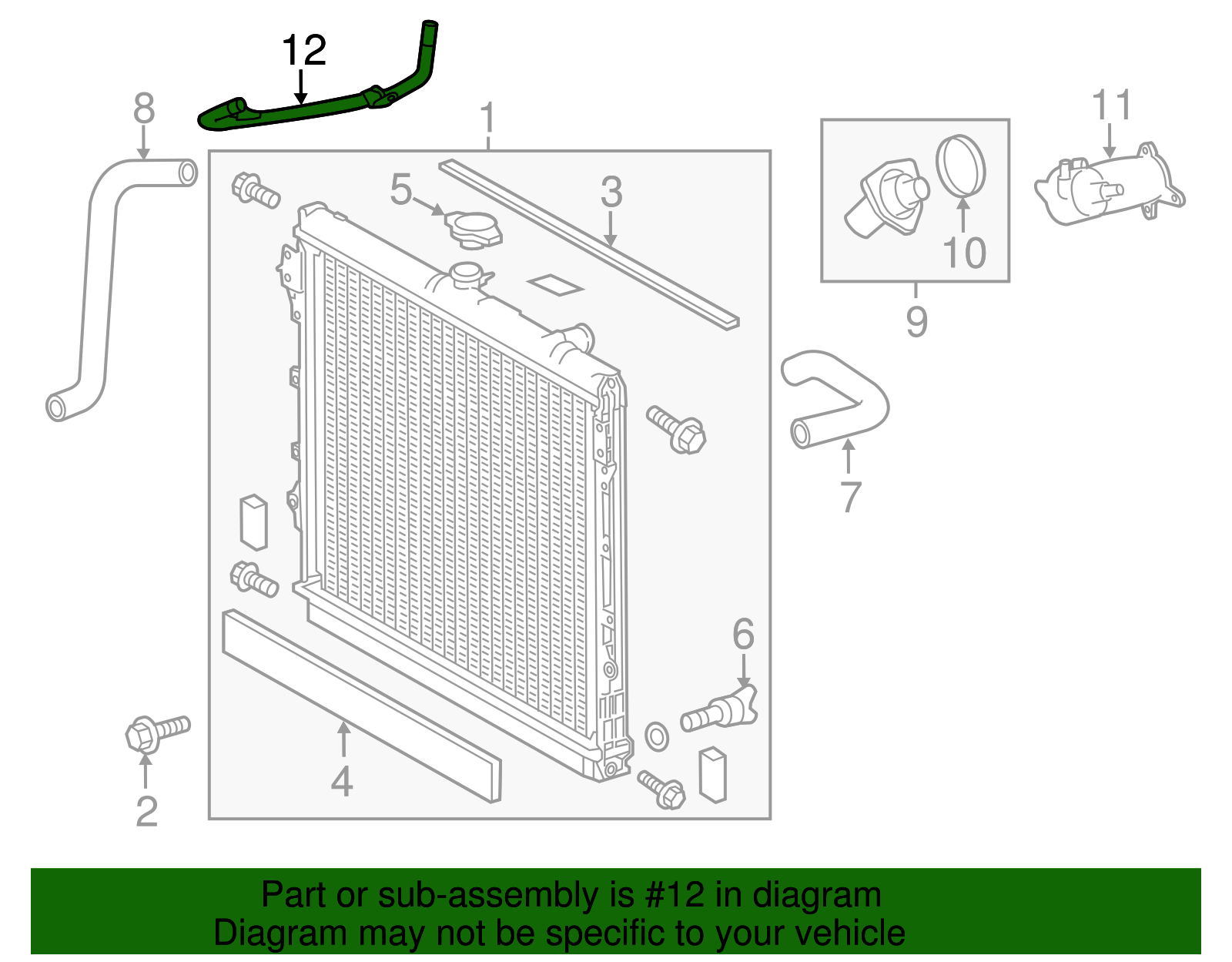 16206-38070 - By-Pass Pipe 2010-2019 Toyota | Longo Toyota Parts