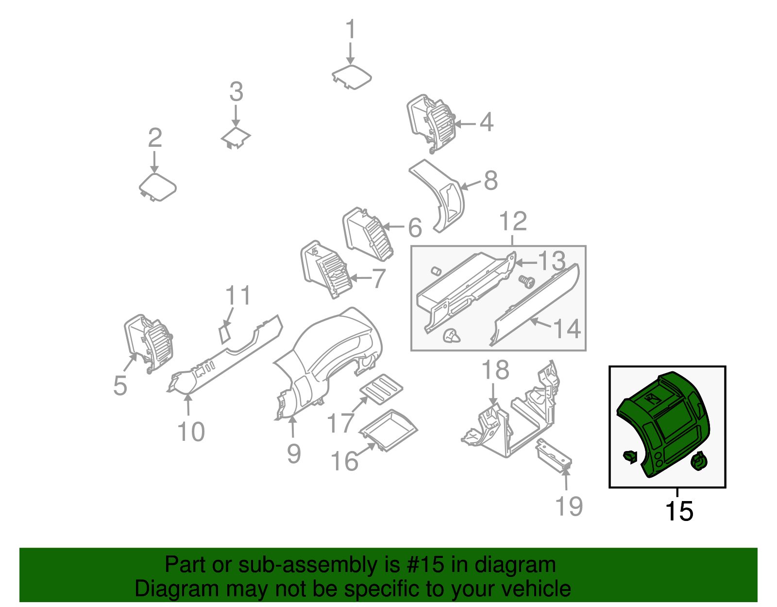 2005-2007 Nissan Pathfinder Upper Trim Panel 68259-EA41A | Bill Kay ...