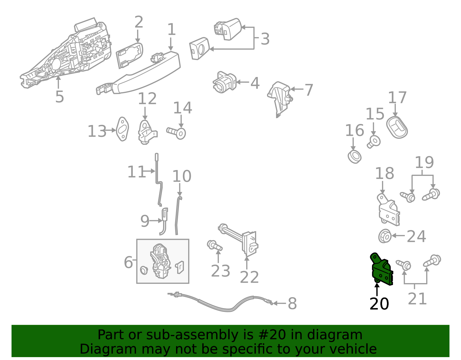 GM Parts | Genuine Driver Side Lower Front Door Hinge Part# 13389030 ...