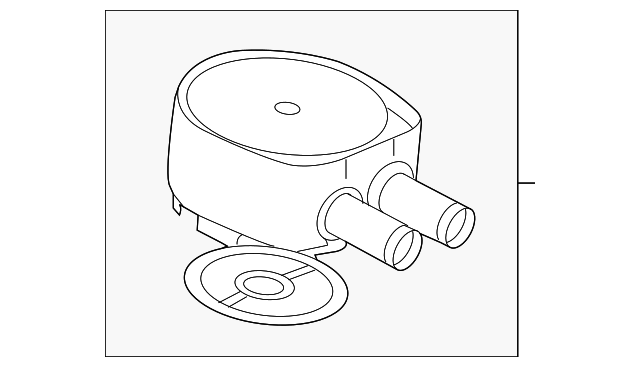 LR025515 - Oil Cooler 2012-2017 Land Rover | Land Leaping Genuine ...