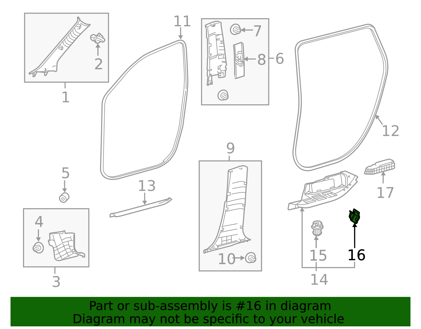 2020-2025 Toyota Scuff Plate Fastener 90468-08048 | Toyota Parts Center
