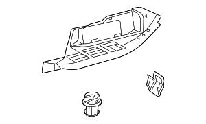 2020-2024 Toyota Highlander Scuff Plate 67917-0E080-C0 | Toyota Parts ...