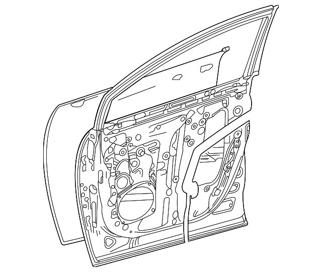 67002-08080 - Door Shell 2021-2025 Toyota Sienna | Longo Toyota Parts