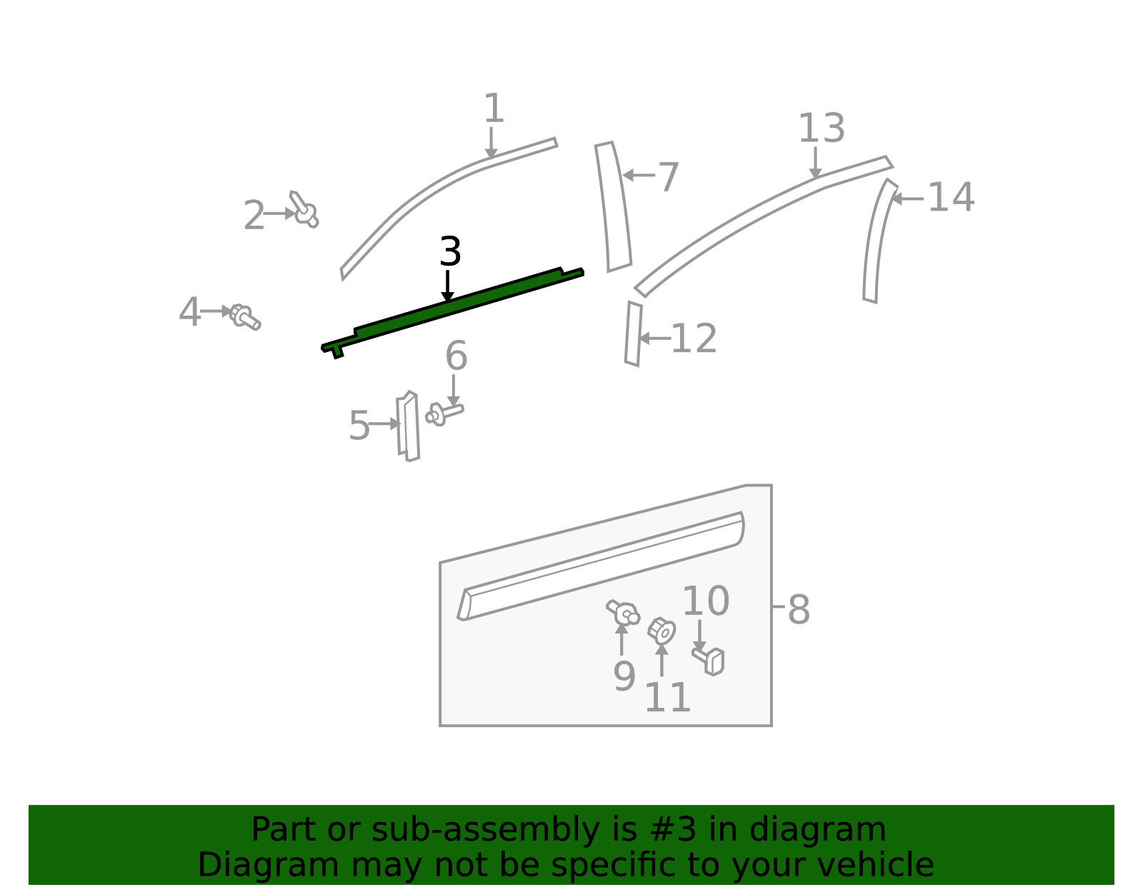 Belt Weatherstrip - Window Seal Protection 75712-0T010 | AutoNation Parts