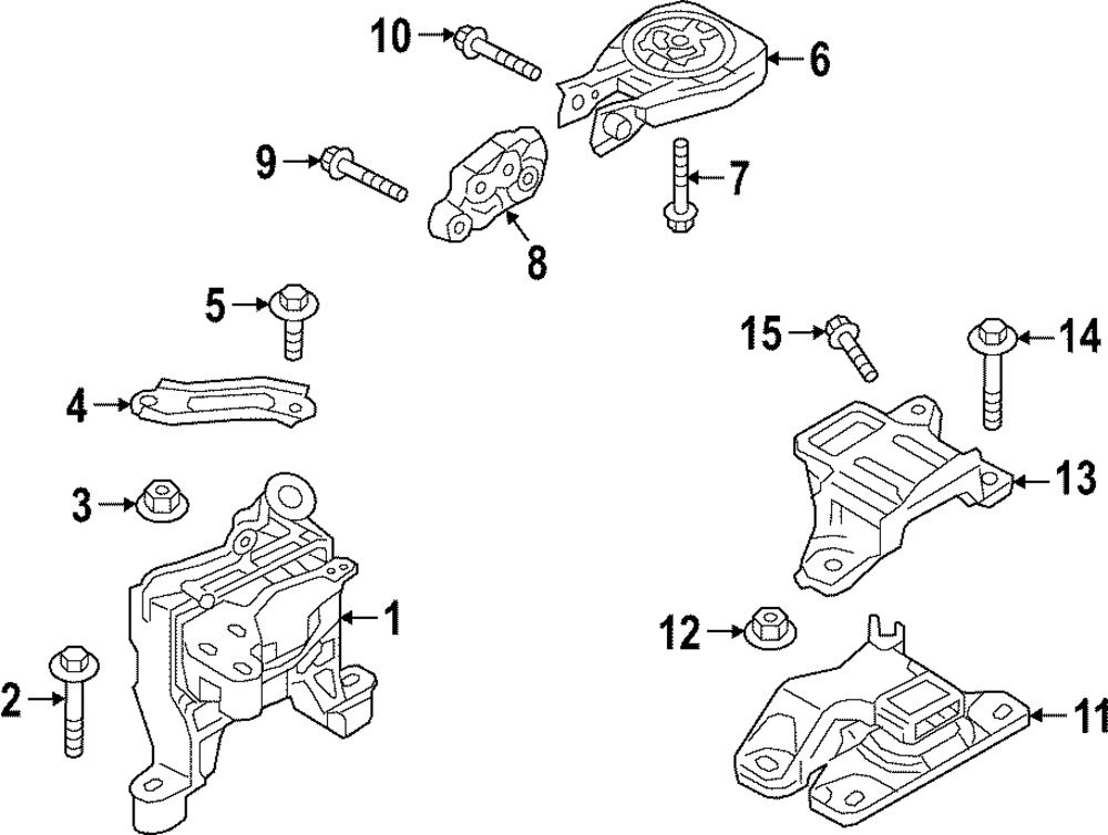 2024 Mazda 3 Trans Mount BHAW-39-070A | TascaParts.com