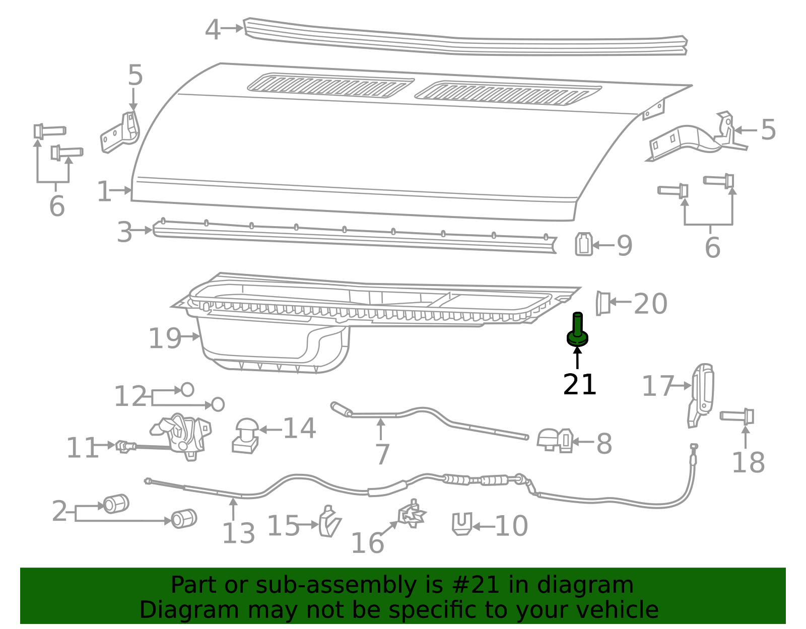 Headlamp Bezel Screw 06511203AA | Mopar Parts Canada