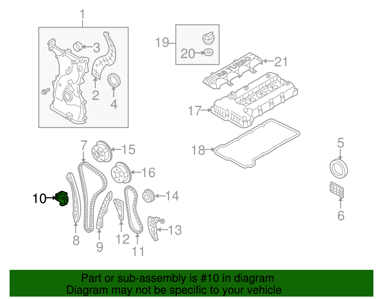2006-2015 Hyundai Tensioner 24410-25001 | World OEM Parts Hyundai