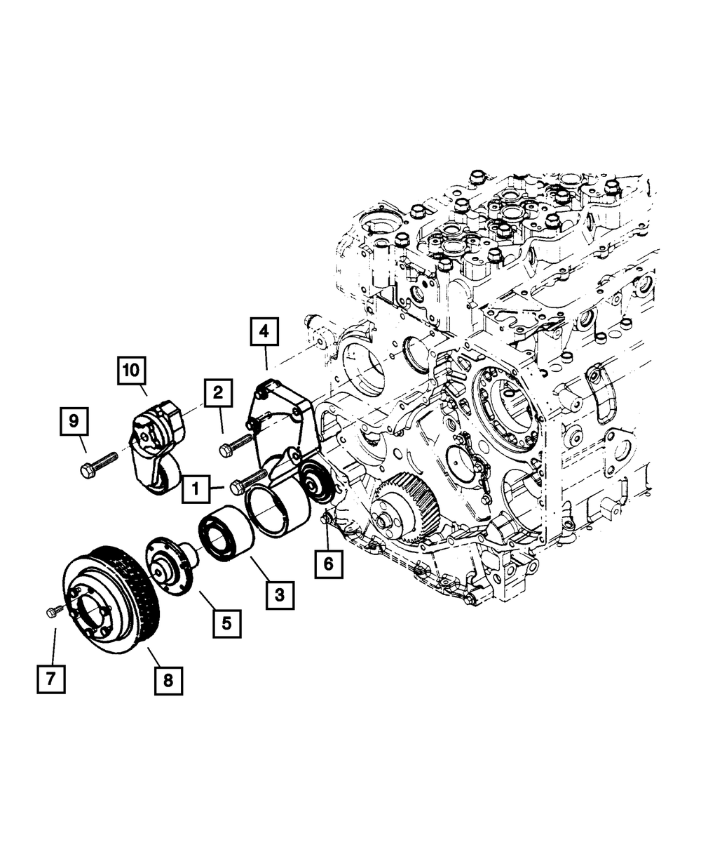2001-2002 Dodge Fan Pulley 4429946 | Mopar Online Parts