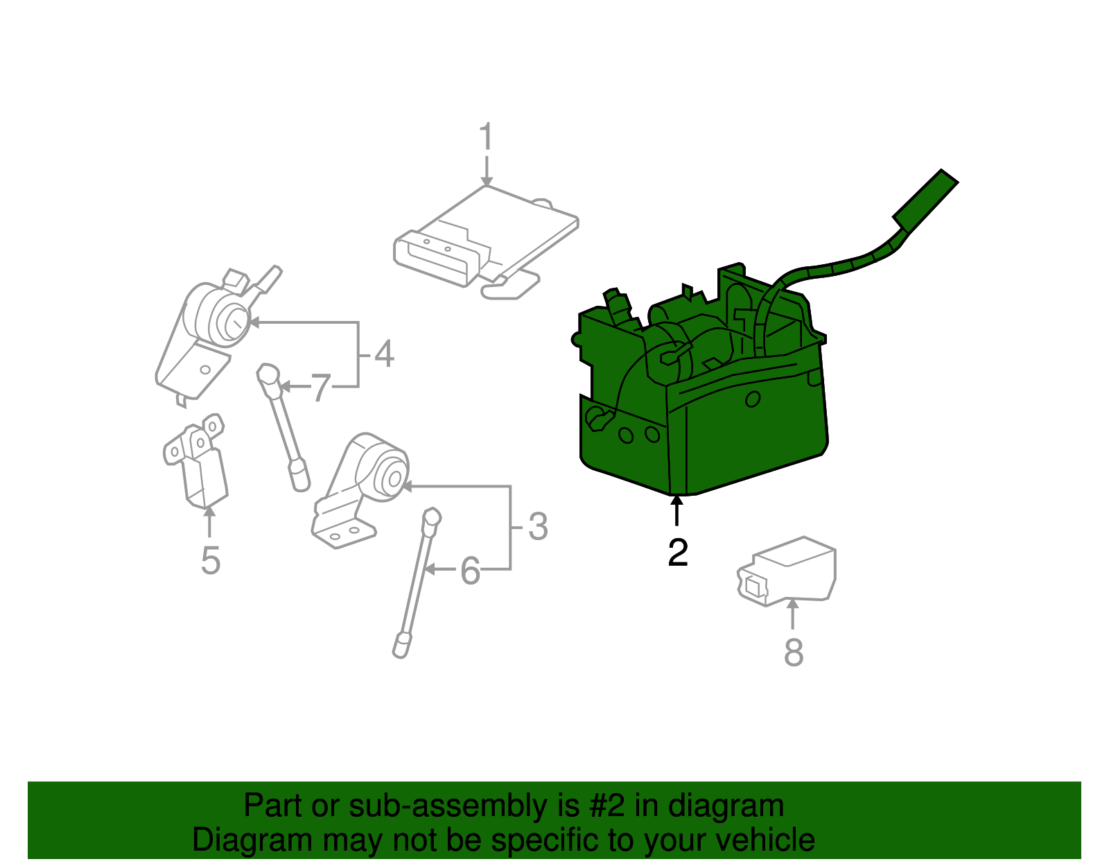 2007-2014 GM Automatic Level Control Air Compressor 22941806 | Capital ...