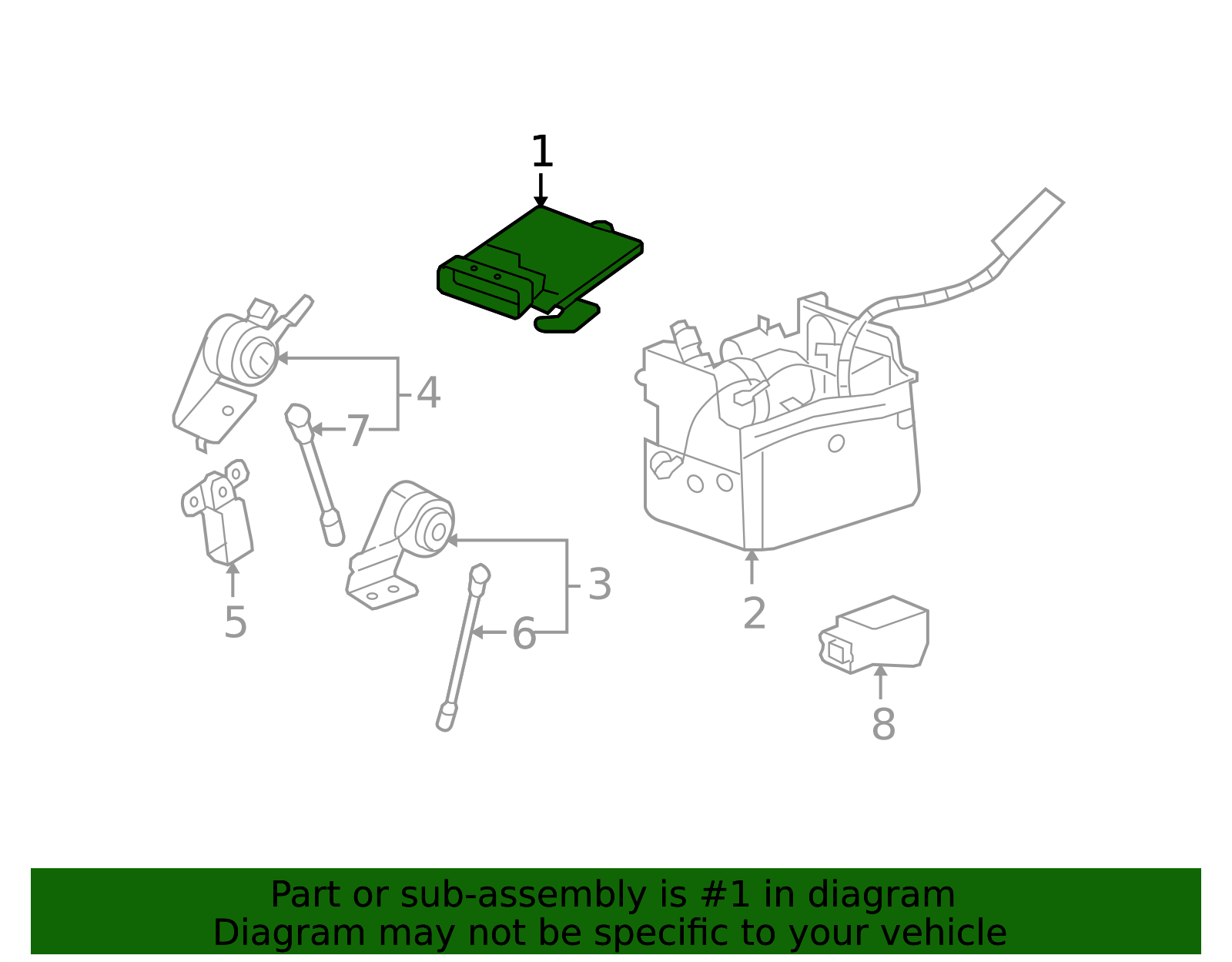 2008-2014 GM Active Suspension Control Module 25971217 | Chevy Parts Pros