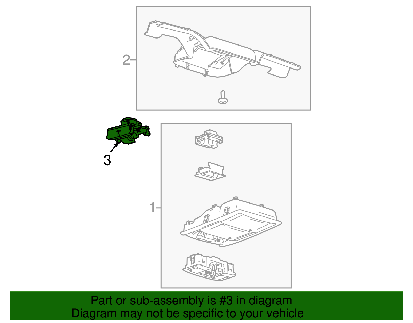2009-2016 Ford | Motorcraft™ Sunroof Switch | SW-6643 | Walls' Ford Parts