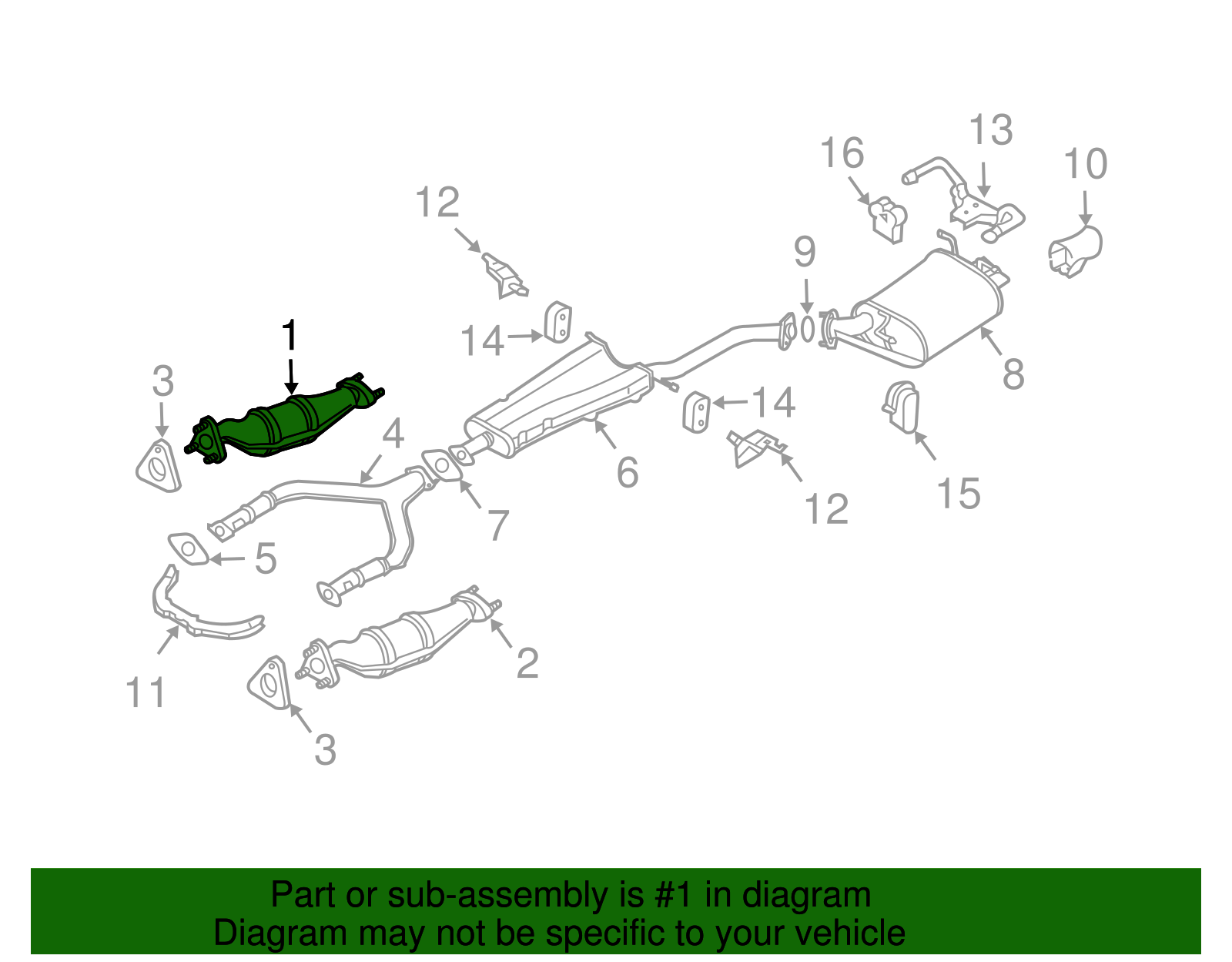 208B2-AM625 - Catalytic Converter 2003-2004 Infiniti | Infiniti of ...