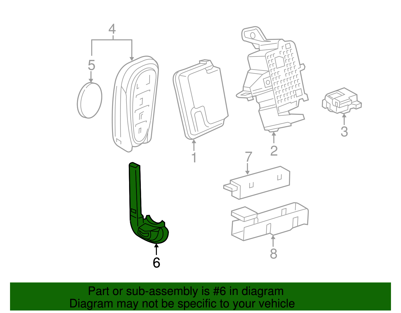 2016-2025 Chevrolet Ignition Lock Key Blank Not Cut Relpaces Part ...