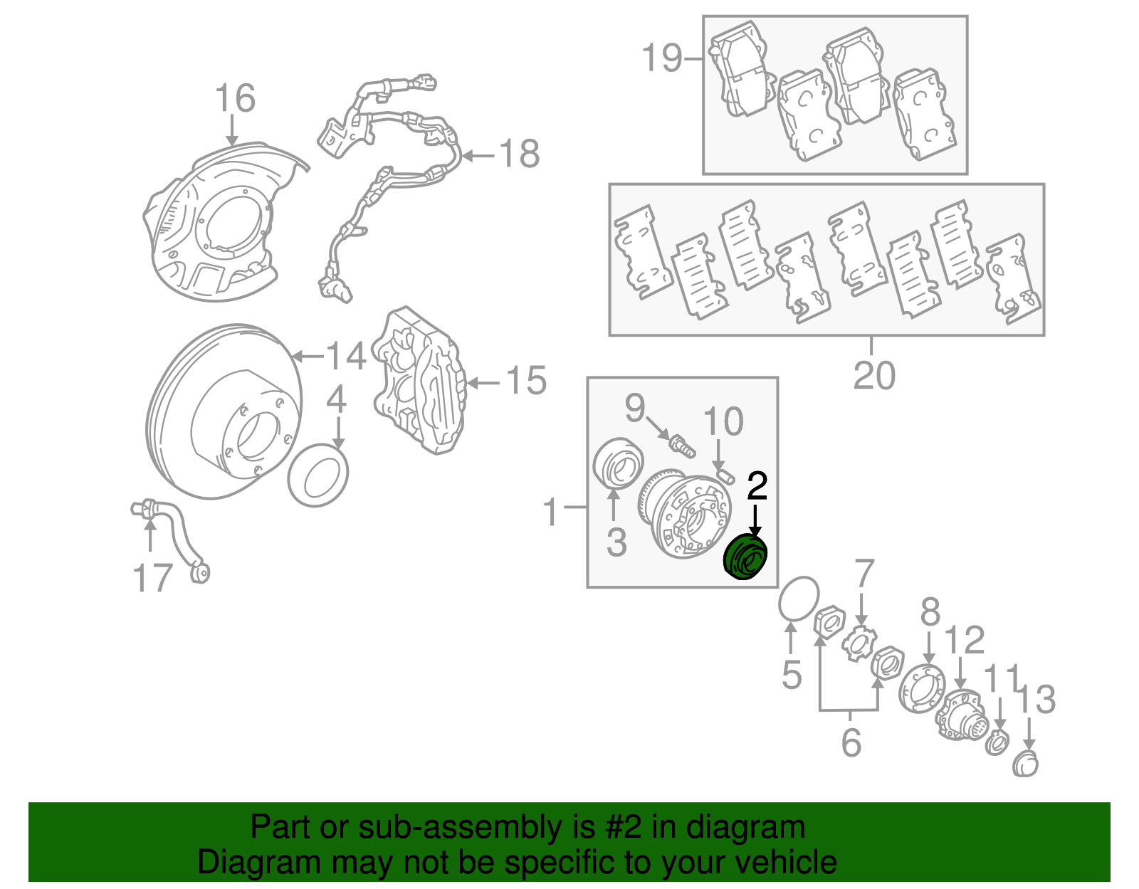 Genuine Toyota Bearing part# 90368-45087 for 1984-2007 Toyota ...