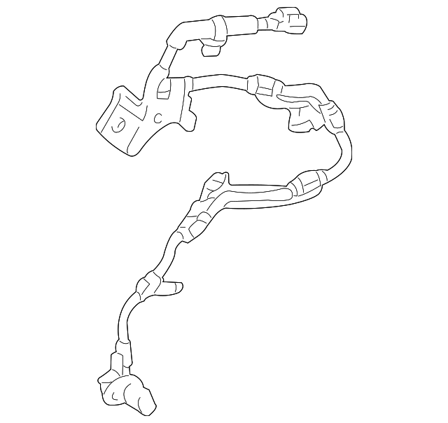 1998-2007 Toyota Land Cruiser ABS Wheel Speed Sensor (Left, Front ...