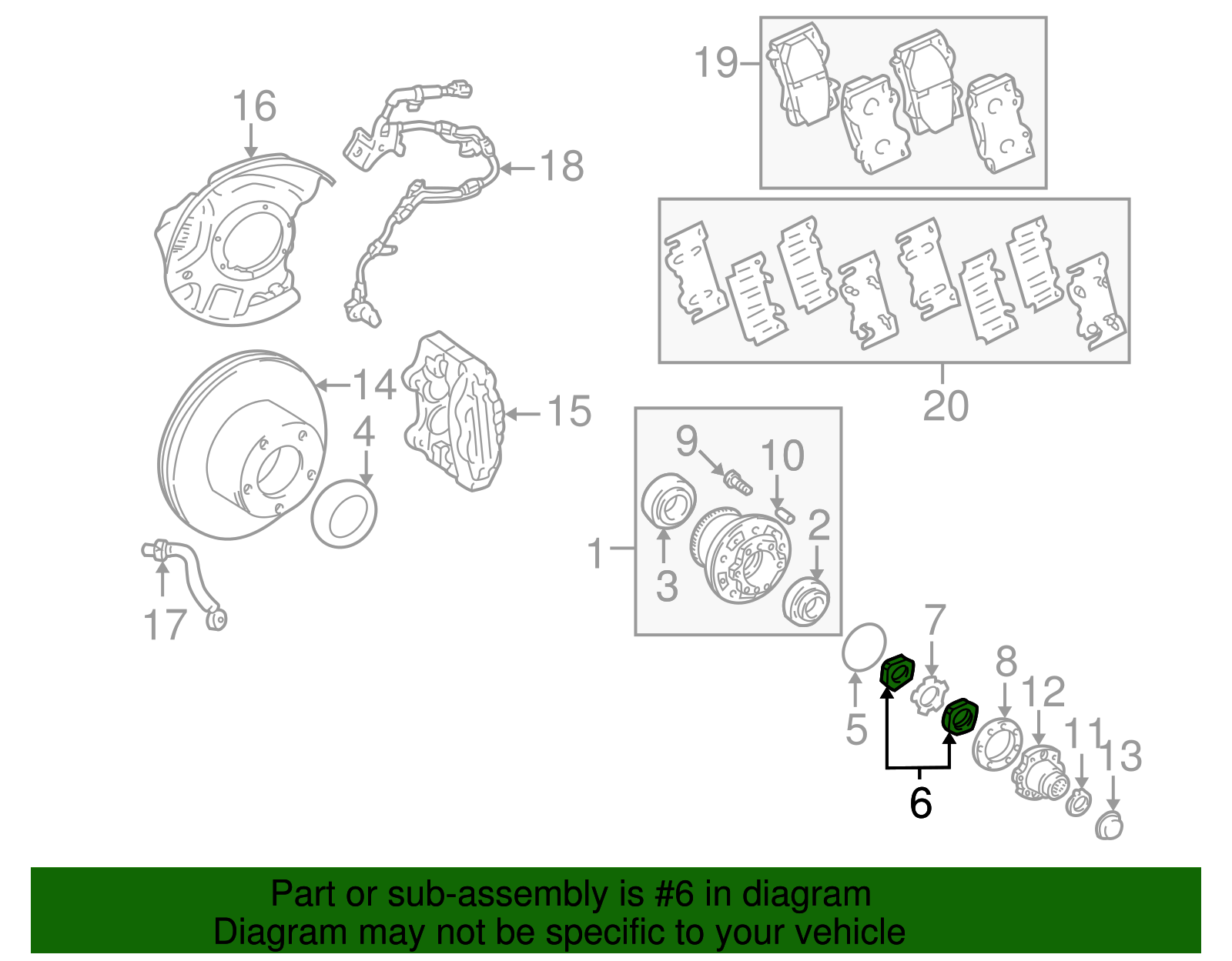 43521-60011 - Axle Nut - 1985-2007 Toyota | Lithia Toyota Parts