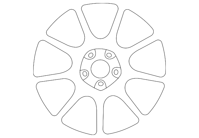 Genuine OEM Wheel, Alloy Part# 52910-T1210 Fits 2021-2023 Genesis G80 ...